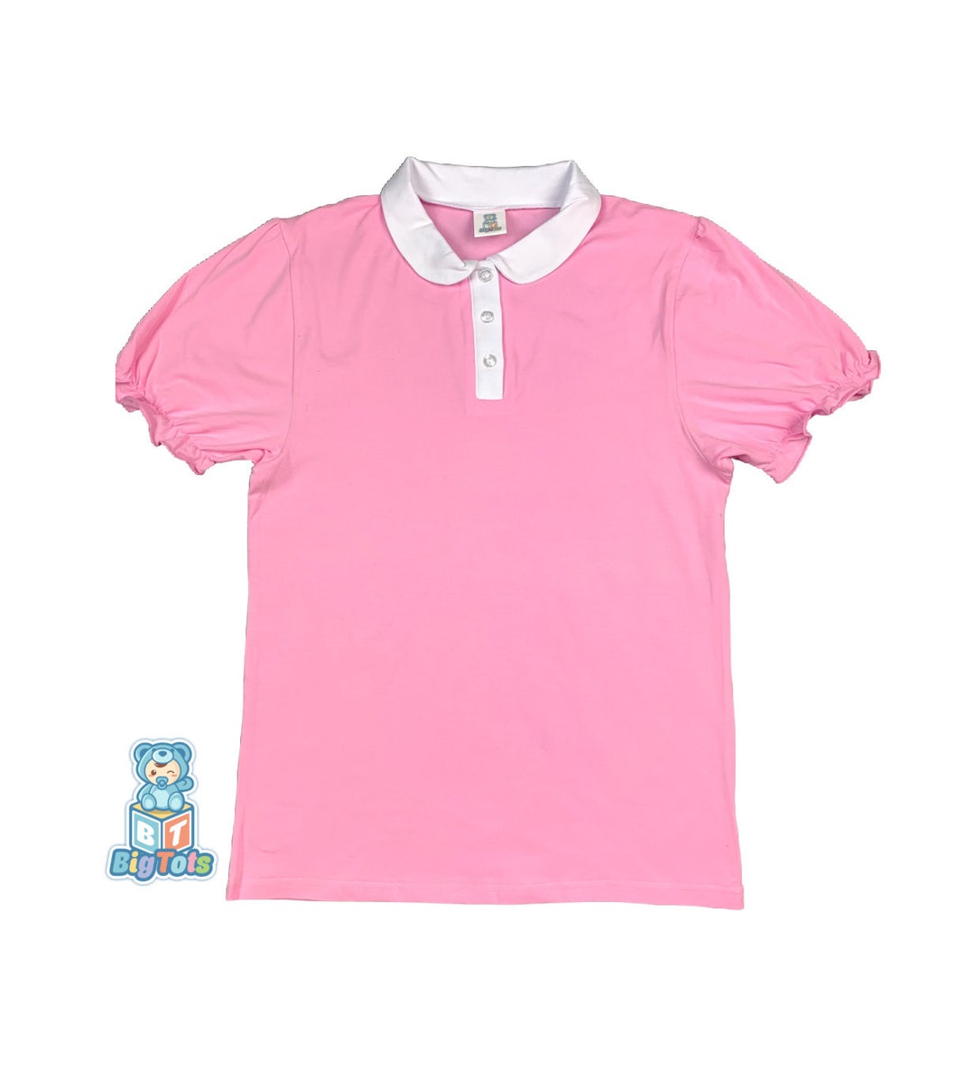 ABDL Pink Collar Style Top Adult Baby Big Tots - Etsy