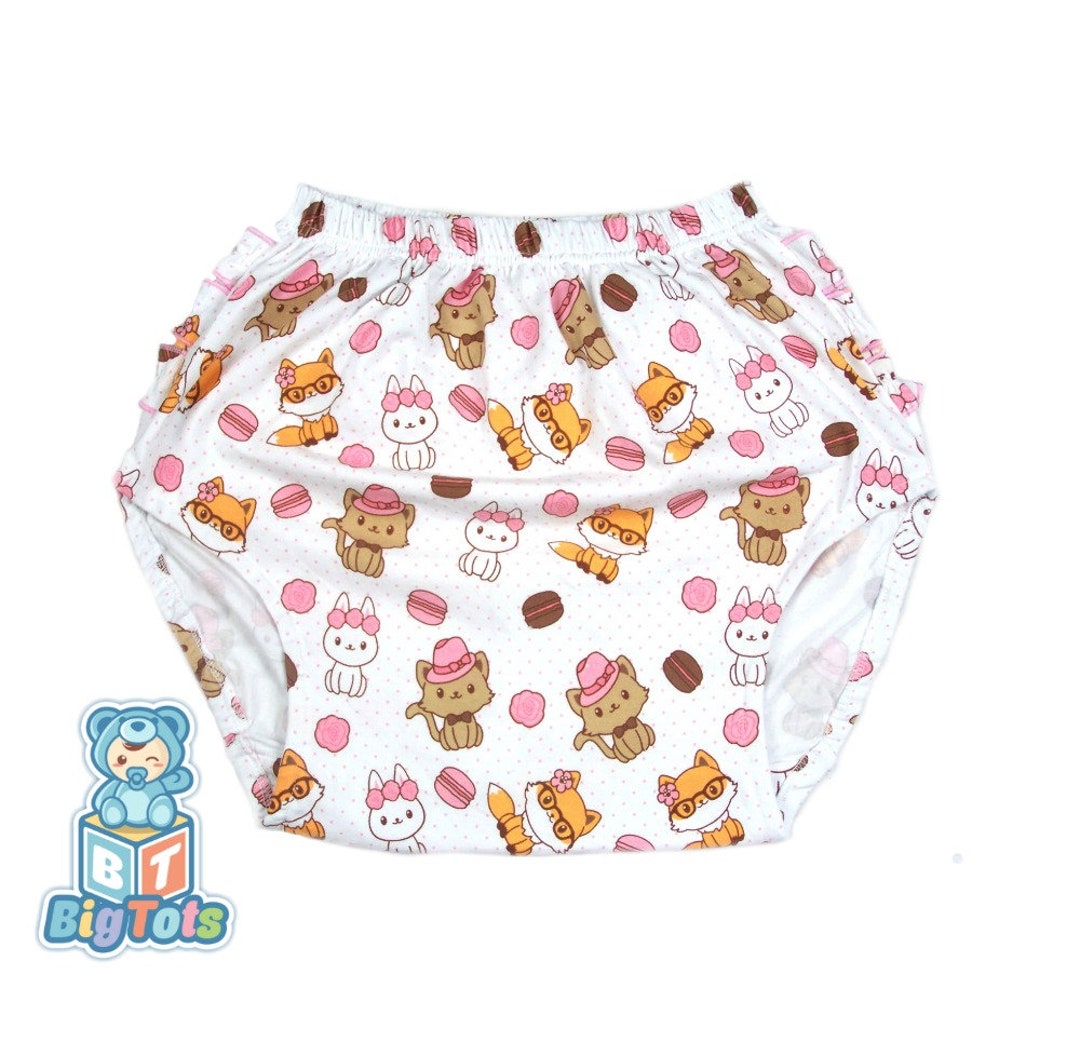 Adult Baby Fox,cats & Bunny's Ruffle Bottom Diaper Pants ABDL - Etsy