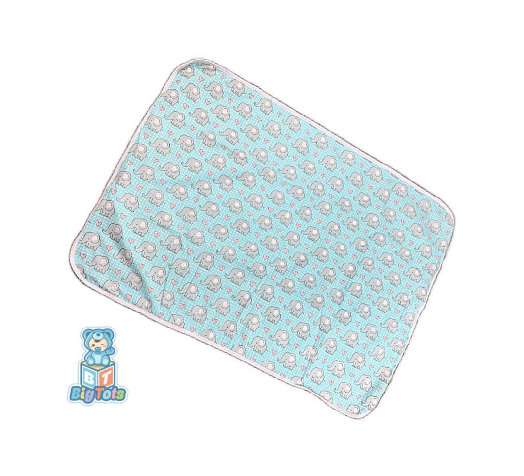 Adult Baby Waterproof Lined Changing Pad Elephants 38x28" ABDL - Etsy