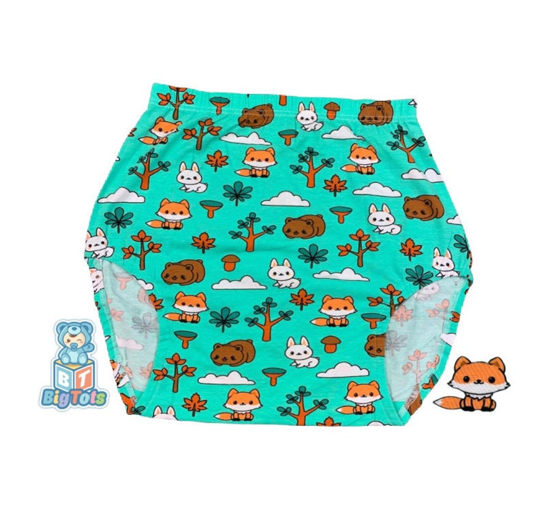 BIG TOTS ABDL Forest Animals Diaper Pants Adult Baby - Etsy