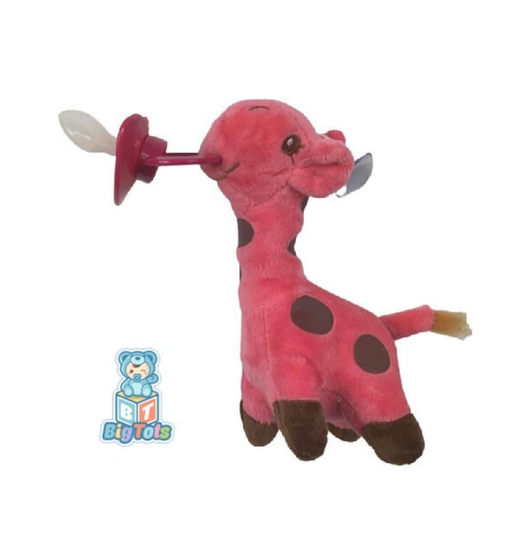 Adult Baby Paci Plushie GIRAFFE Pink Pacifier Abdl - Etsy