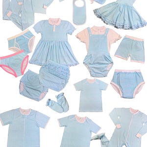 ABDL Blue and White Gingham Check Diaper Cover Adult Baby - Etsy