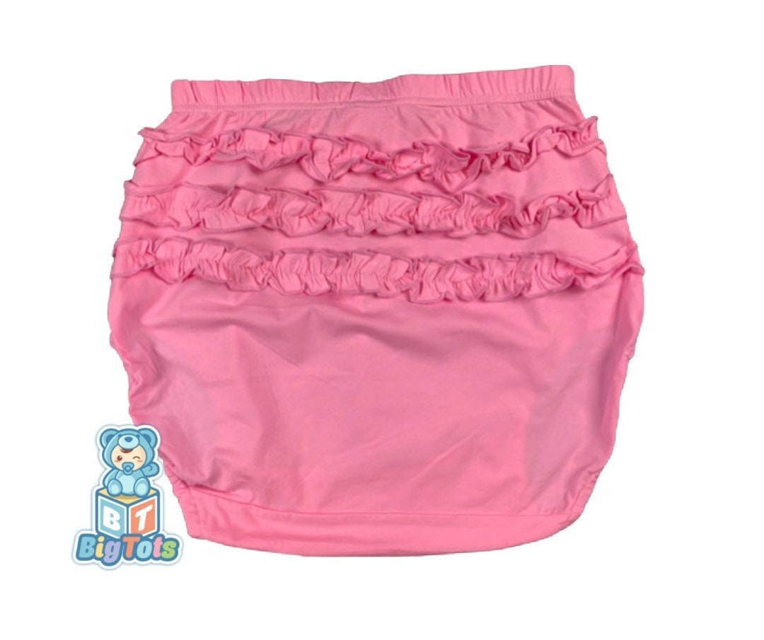 Adult Baby Ruffle Bottom PINK Diaper Pants ABDL - Etsy