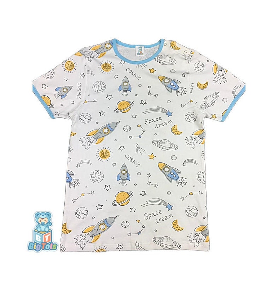 ABDL Space Time Snap Shoulder Top Shirt Adult Baby - Etsy