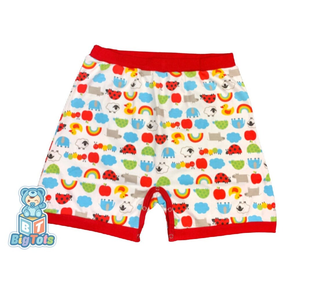 ABDL Adult Baby Happy Day Bugs Snap Shorts Ddlg Big Tots - Etsy
