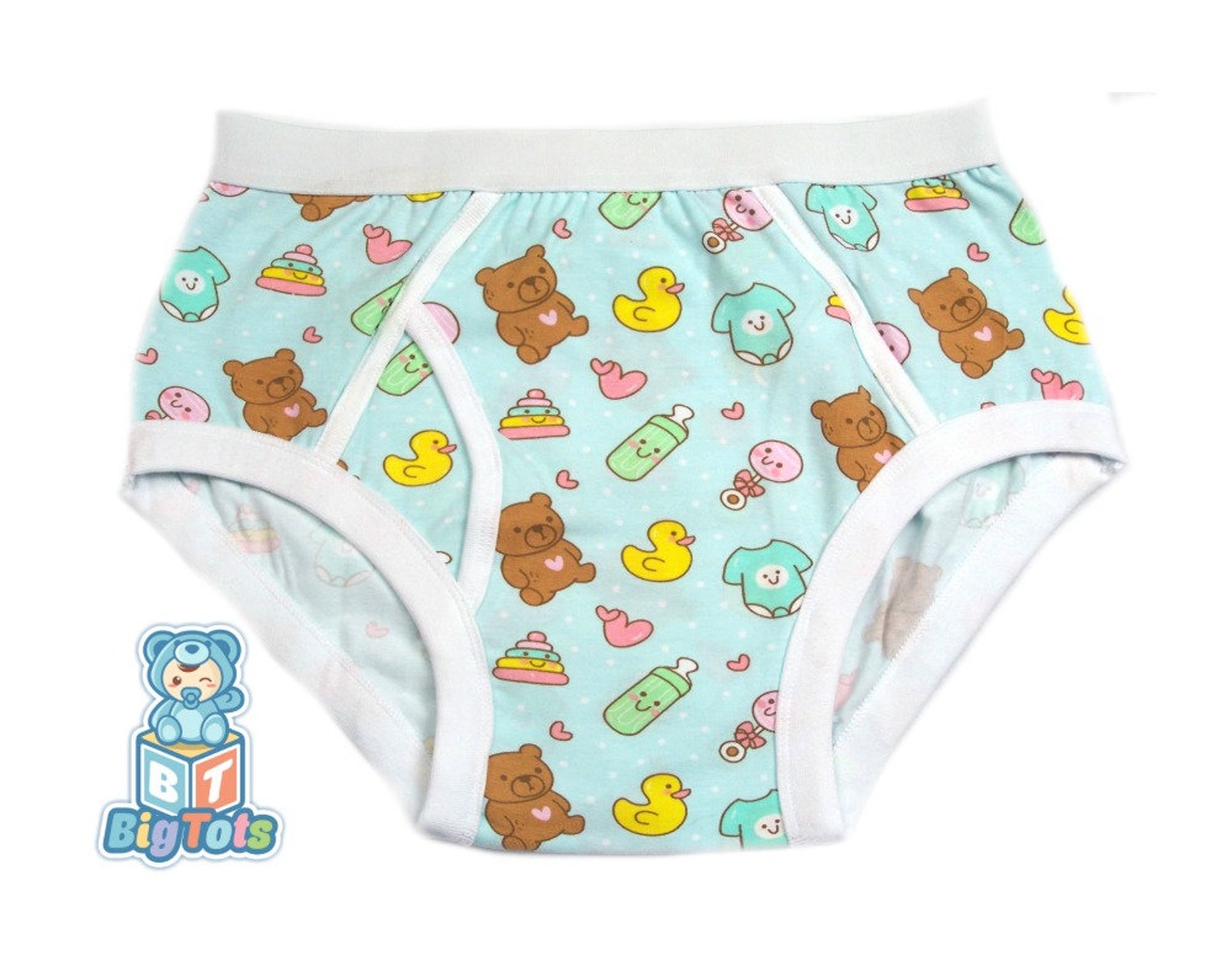 BIG TOTS ABDL Baby Things Big Boy Briefs Underwear Adult Baby - Etsy Sweden