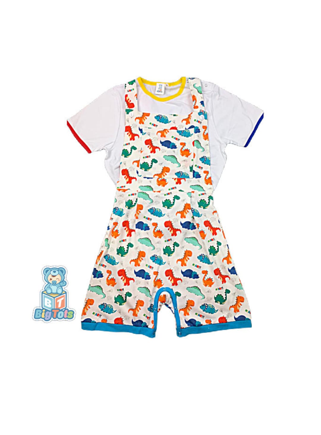 ABDL Shortals Baby Dinosaurs Shortalls Adult Baby - Etsy