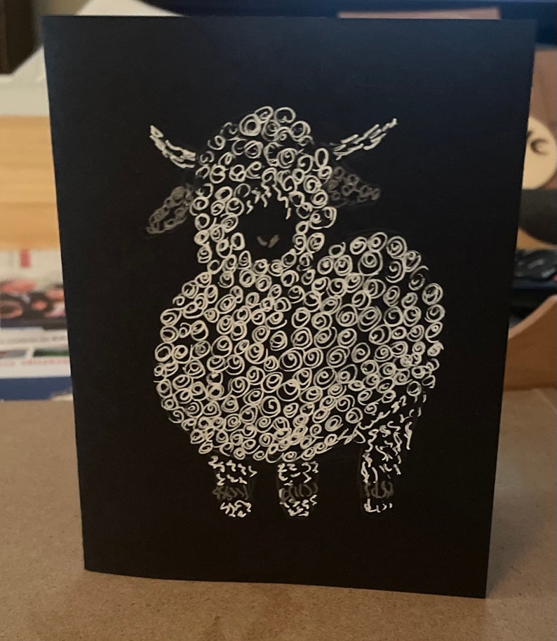 Sheep Variety Hand Drawn Cards Sheep Cards Easter Greeting - Etsy