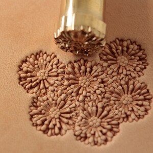 Tools for Leather Crafts. Stamp #446 Aster Flower - Etsy