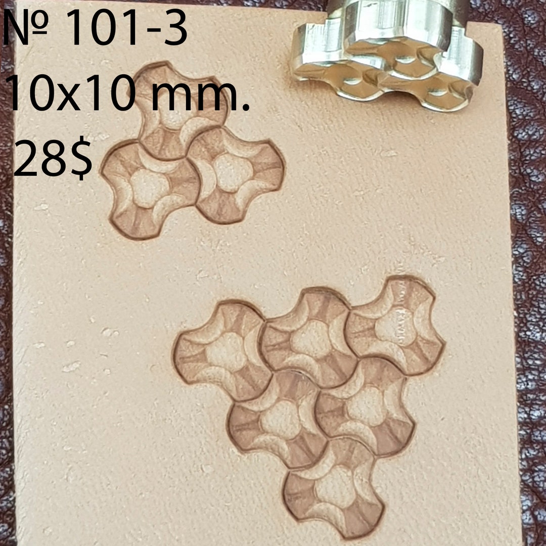 Tools for Leather Crafts. Stamp 101 3 Pieces in One - Etsy