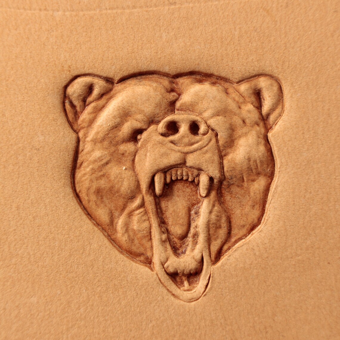 Tools for Leather Crafts. Stamp #500 - Bear (design by Maria Trofimova ...
