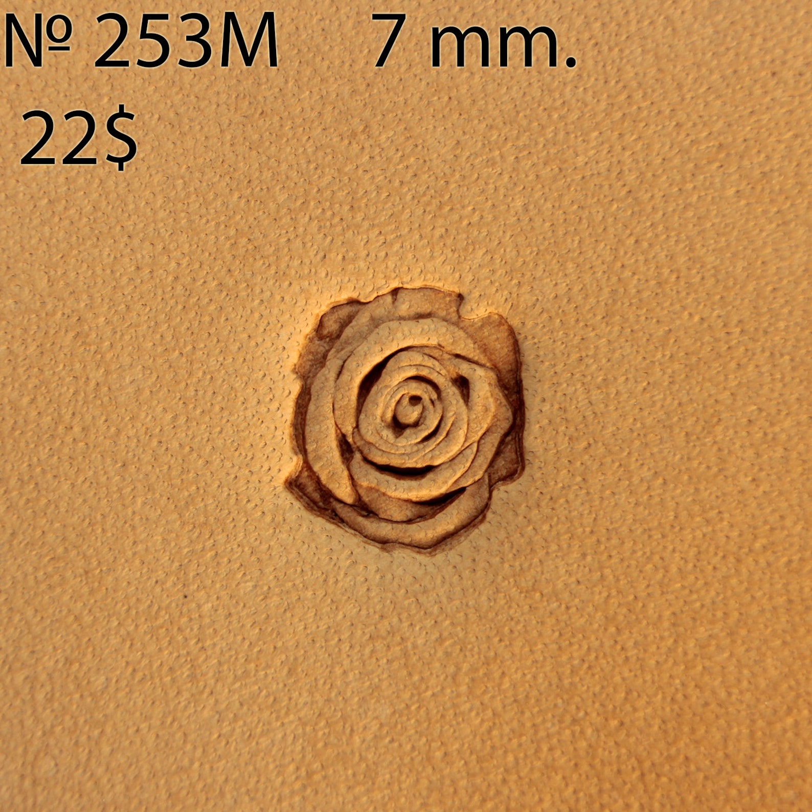 Tools for Leather Crafts. Stamp 253m Rose - Etsy