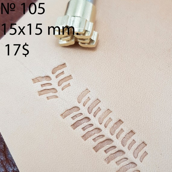 Tools for Leather Crafts. Stamp 105 car Tire - Etsy