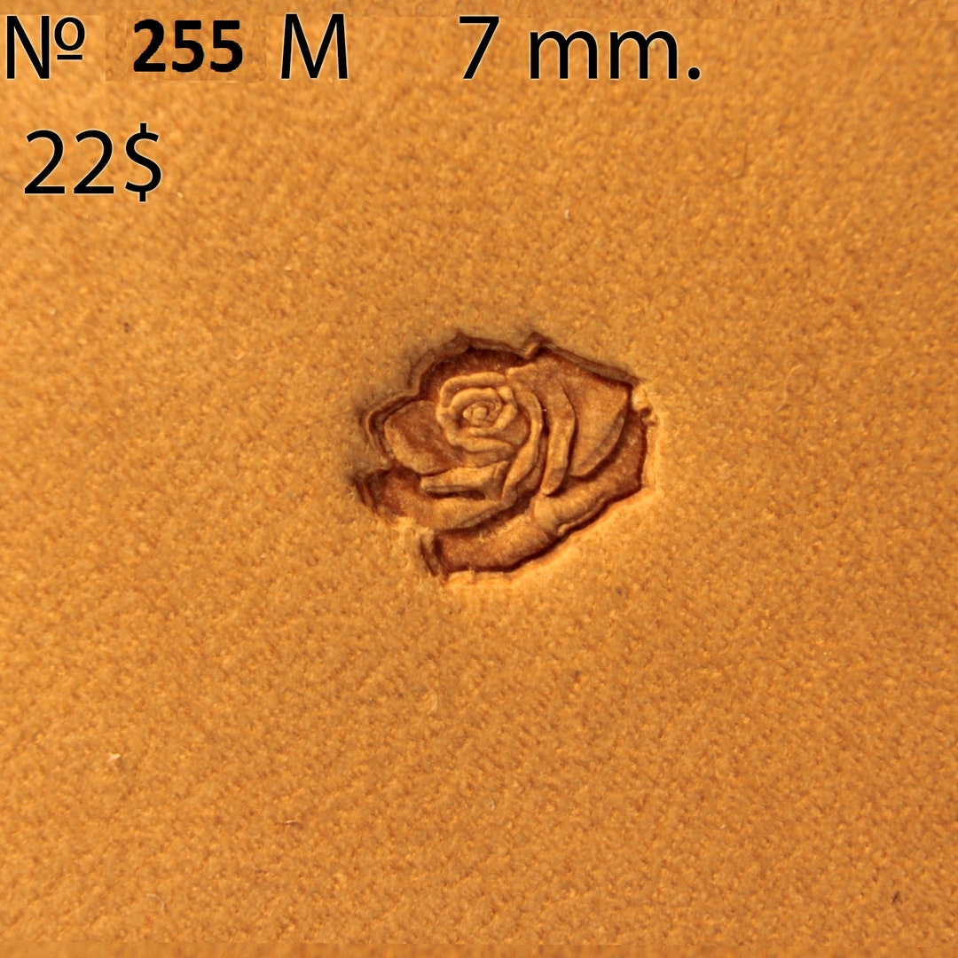Tools for Leather Crafts. Stamp 255M Rose 7 Mm - Etsy
