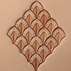 Tools for Leather Crafts. Stamp #403 - Armor Scale - Etsy