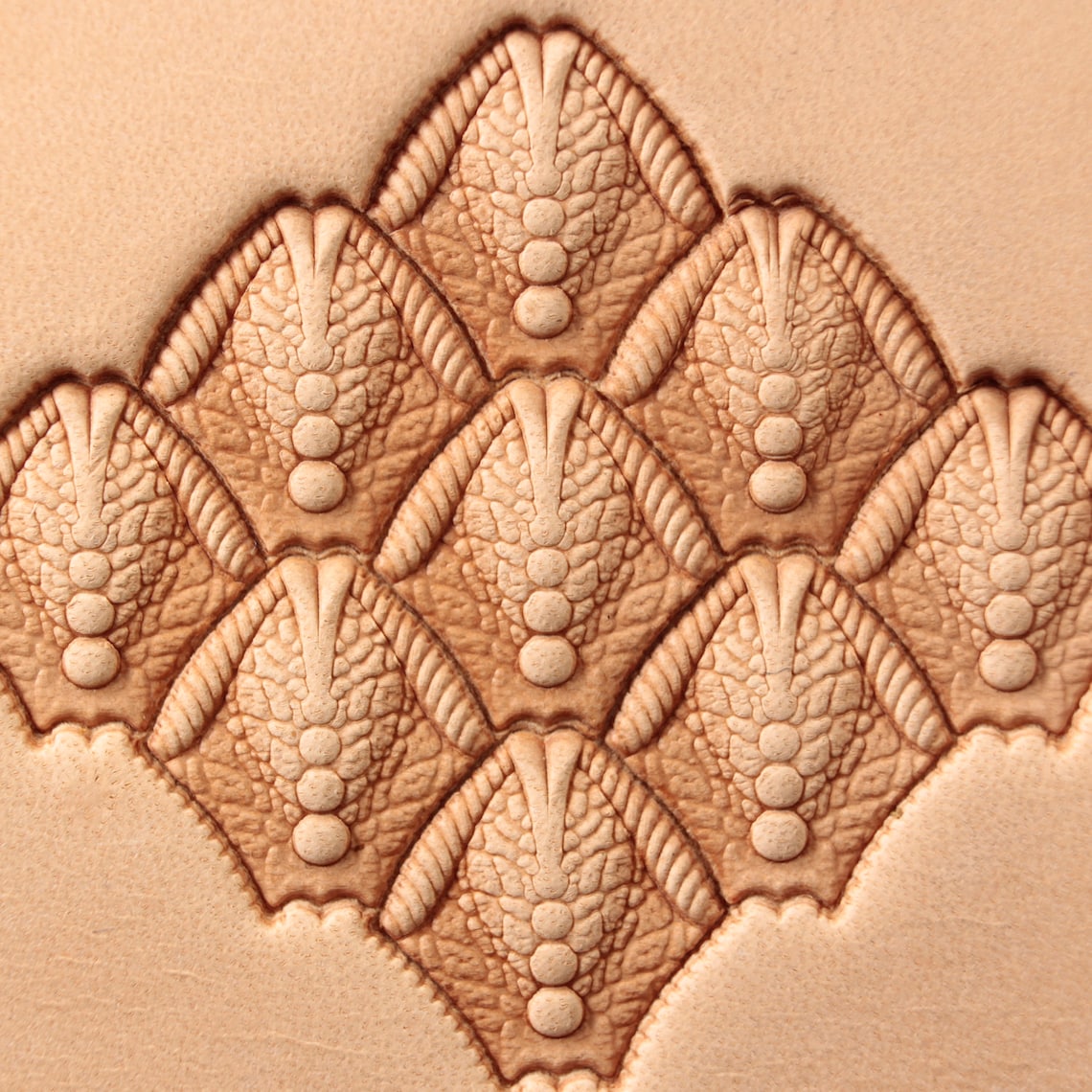 Tools for Leather Crafts. Stamp 476B Dragon Scale | Etsy