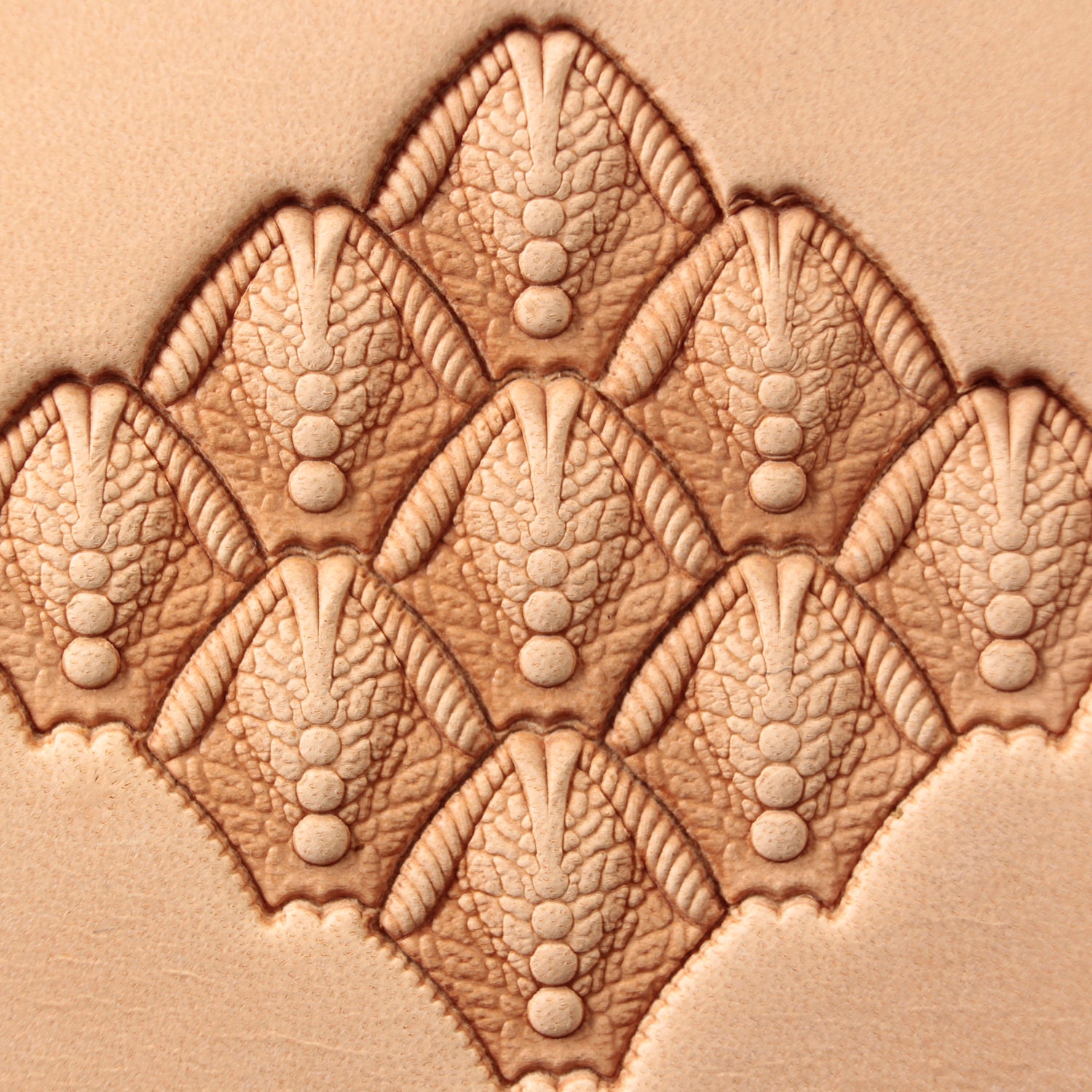 Tools for Leather Crafts. Stamp 476B Dragon Scale | Etsy