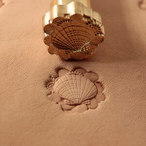 Tools for Leather Crafts. Stamp #431 - the Shell - Etsy