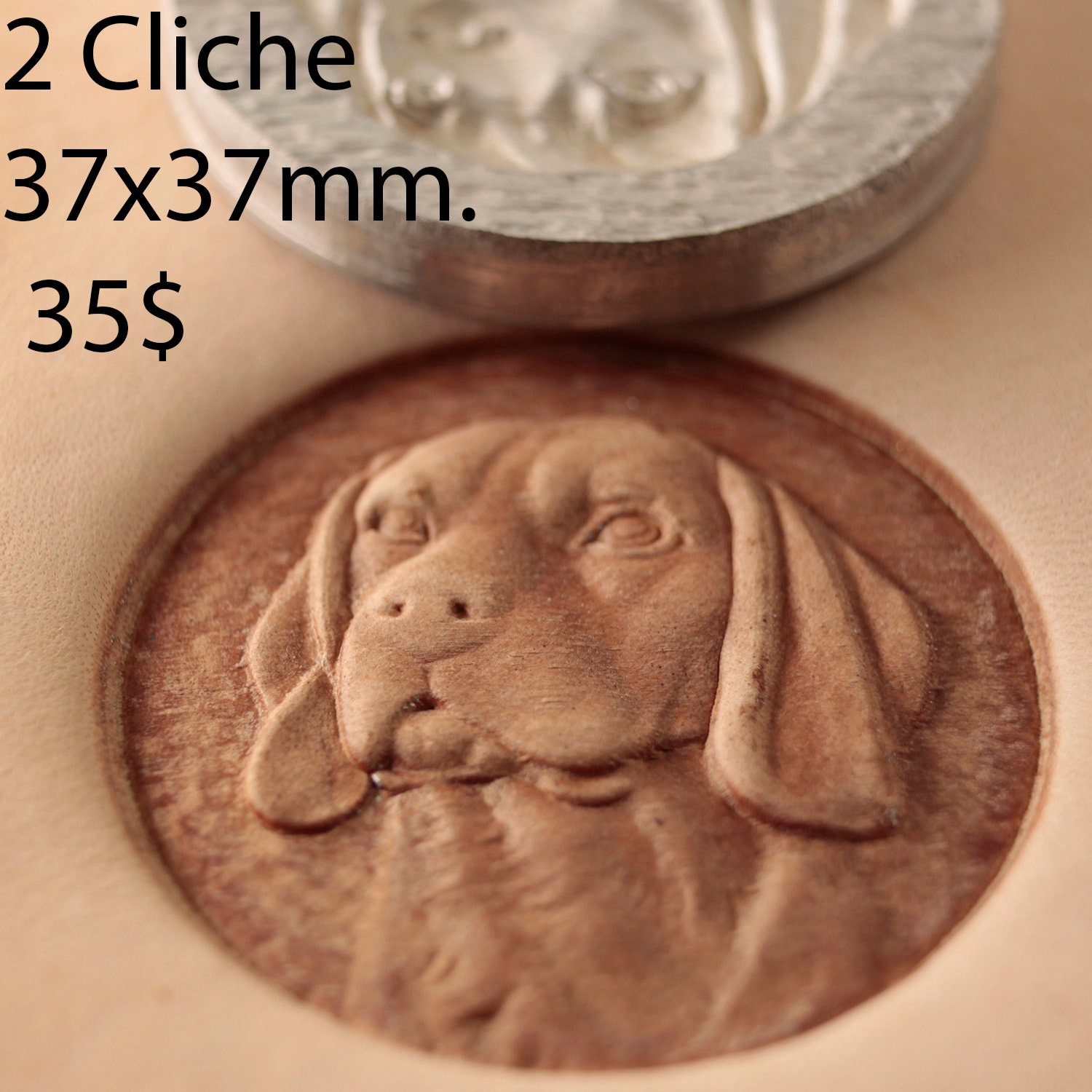 Tools for Leather Crafts. Stamp #cliche 2 (beagle Dog) - Etsy