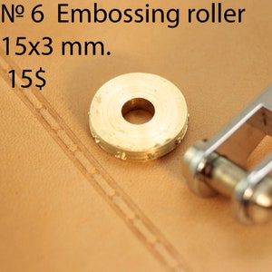 Tools for Leather Crafts. #embossing Roller-6 - Etsy