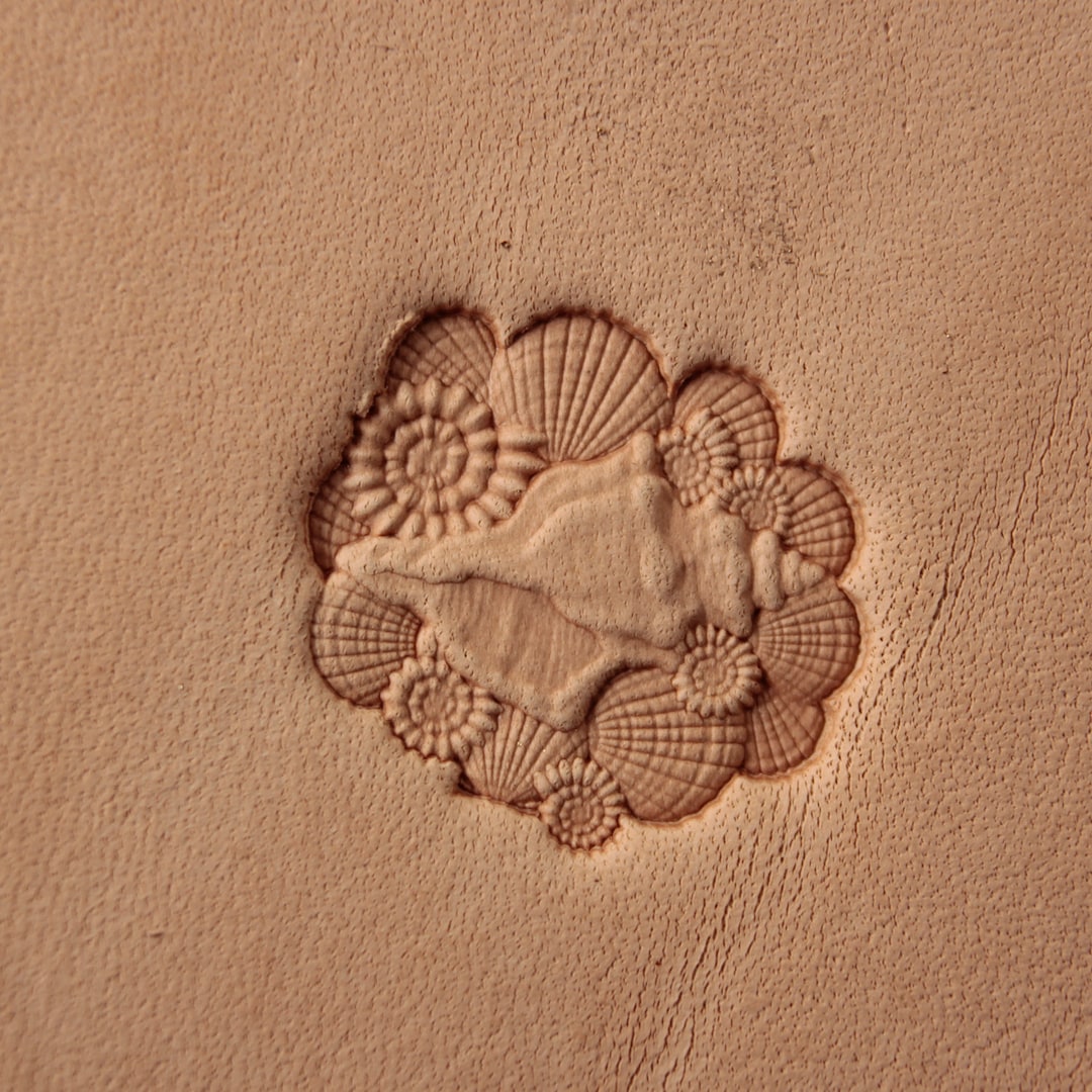Tools for Leather Crafts. Stamp 429 the Shell - Etsy