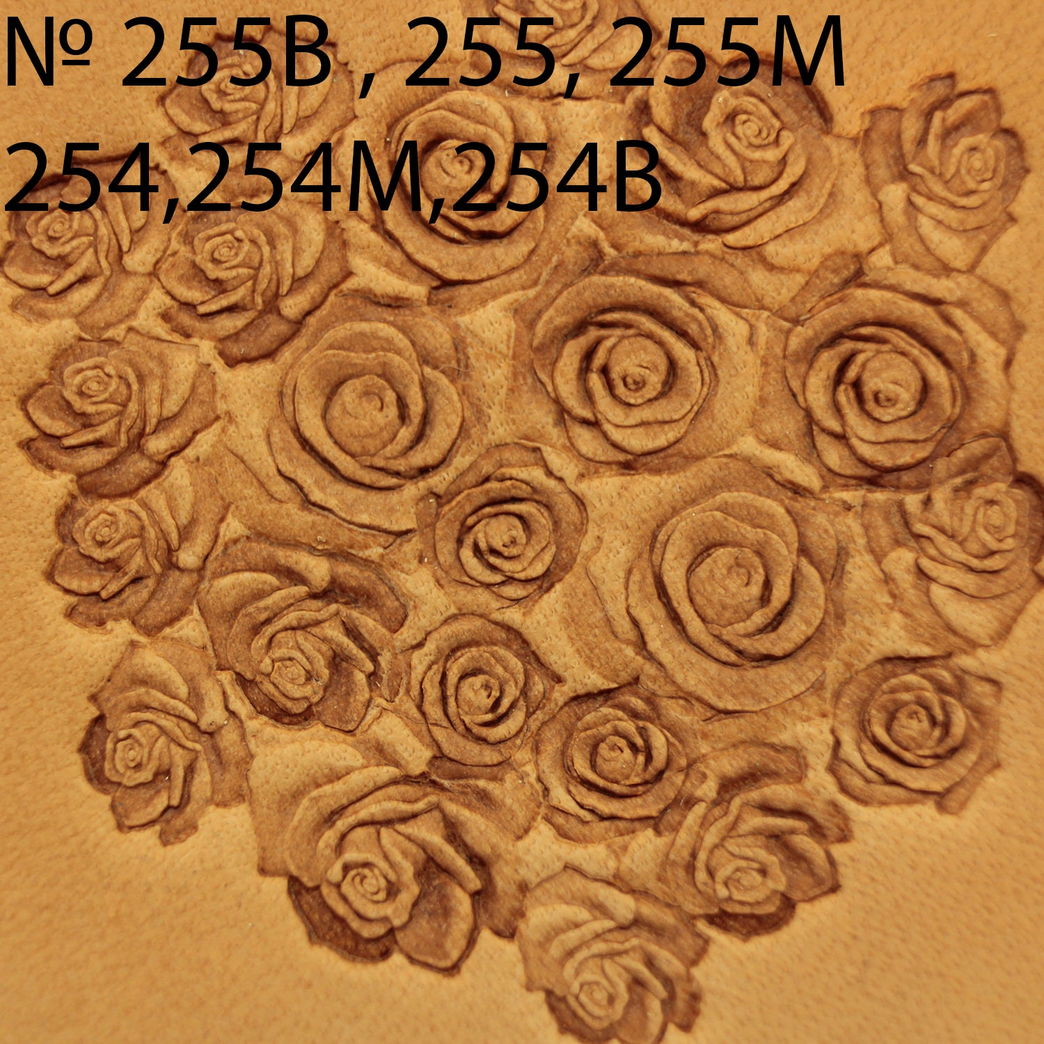 Tools for Leather Crafts. Stamp 255B Rose 13 Mm | Etsy