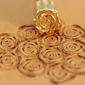 Tools for Leather Crafts. Stamp #253B - Rose - Etsy