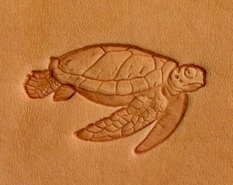 Turtle Leather Stamp | Etsy