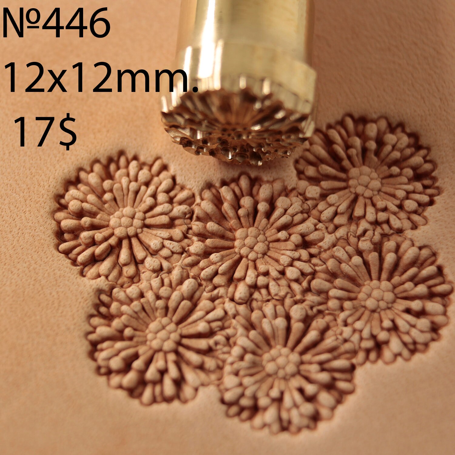 Tools for Leather Crafts. Stamp 446 Aster Flower - Etsy