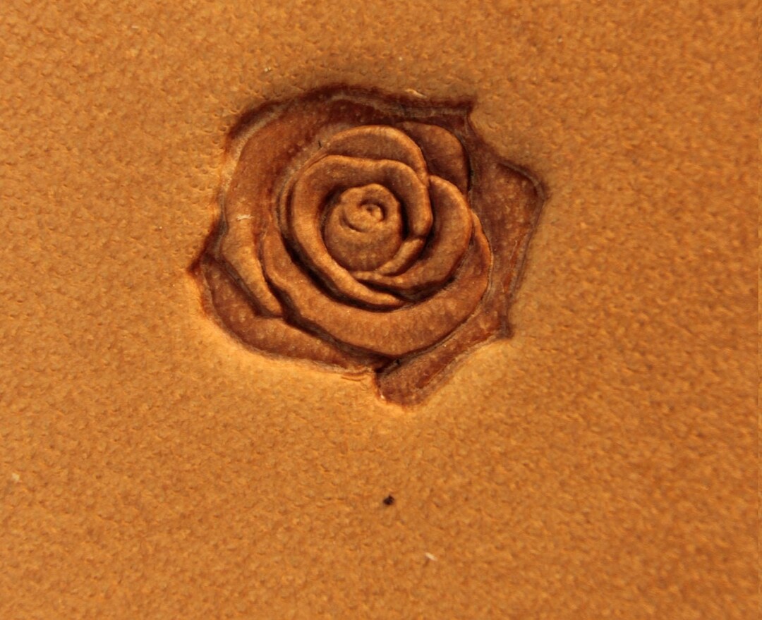 Tools for Leather Crafts. Stamp #254 - Rose 10 Mm - Etsy