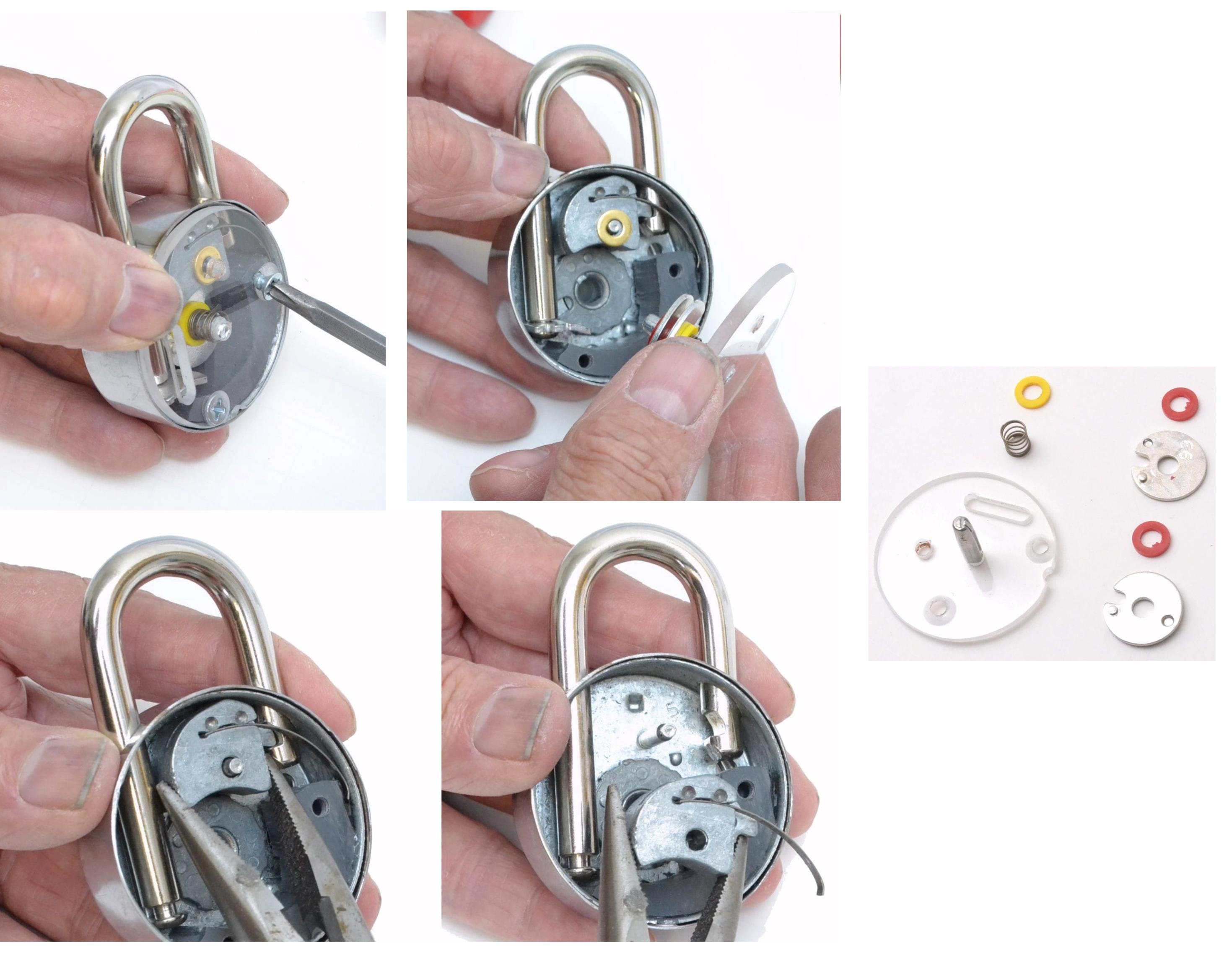Master Combination Padlock W/ Clear Back and Dismantleable - Locksport ...