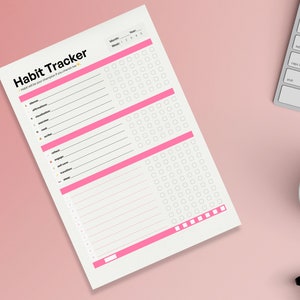 Printable Weekly Habit Tracker | Digital Goal Planner | Productivity ...