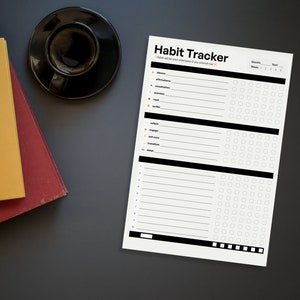 Printable Weekly Habit Tracker | Digital Goal Planner | Productivity ...