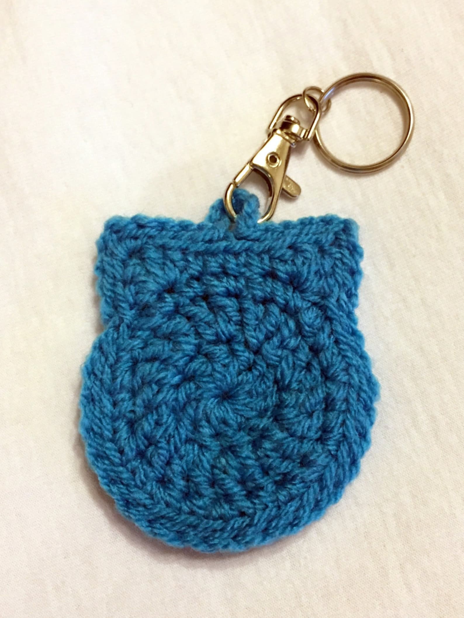 Owl Key Ring / Key Chain CROCHET PDF PATTERN (keyring, Keychain or ...
