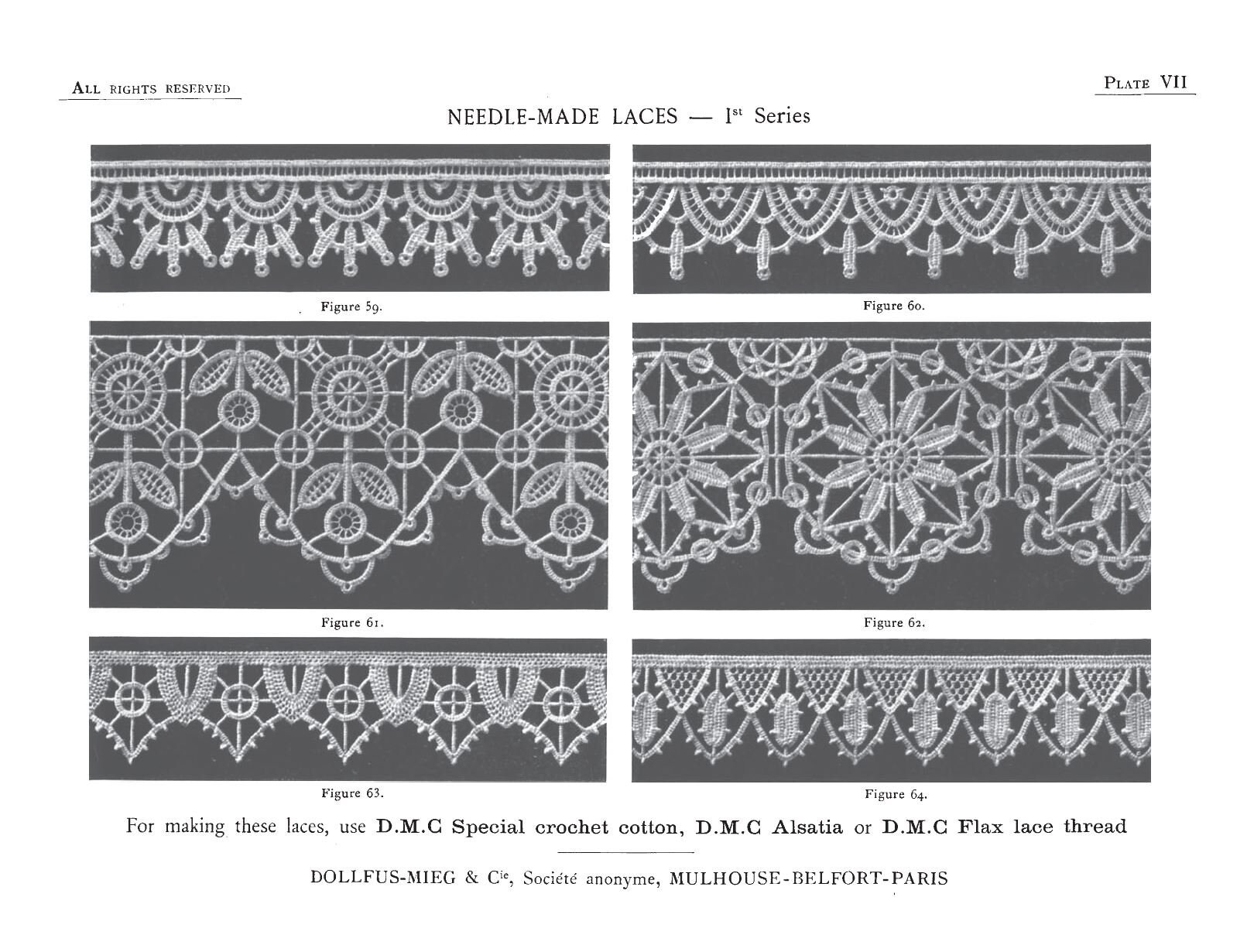 Needle Made Laces Published C1900 Lace Making Book Digital Edition ...