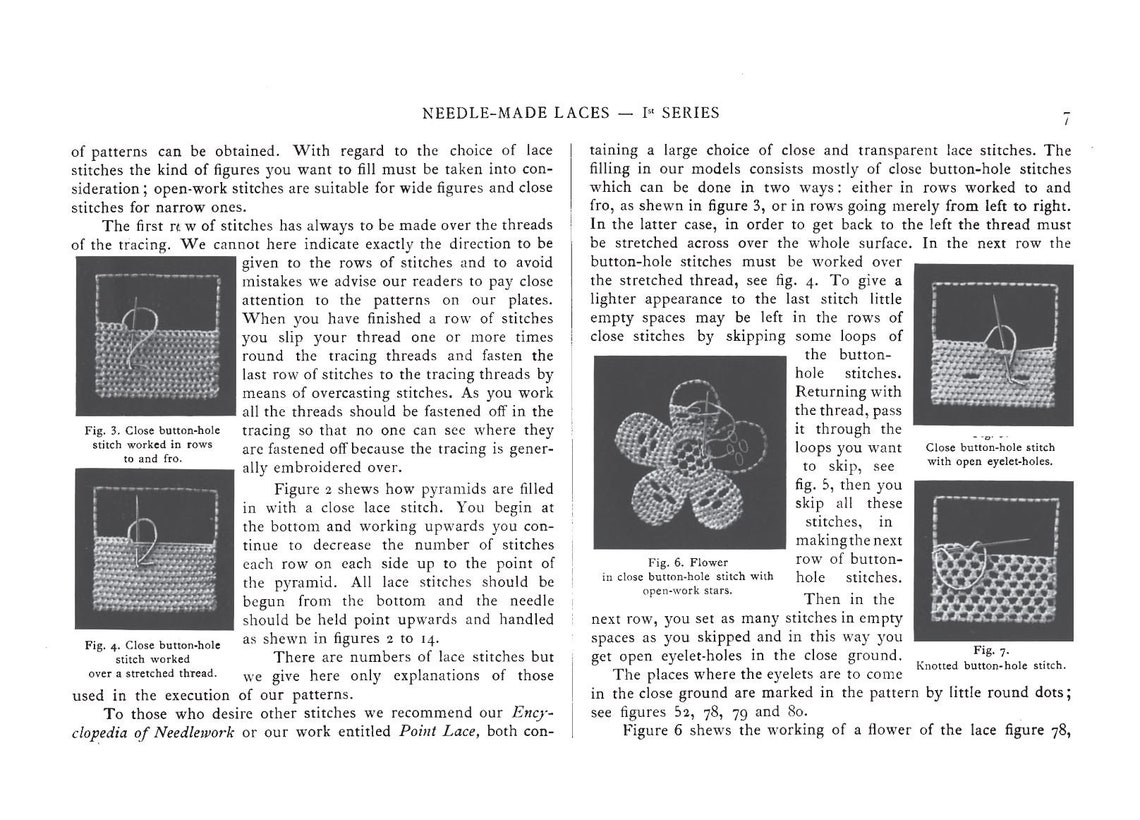 Needle Made Laces Published C1900 Lace Making Book Digital Edition ...