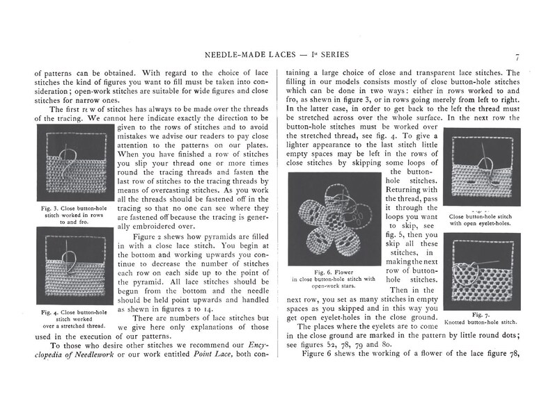 Needle Made Laces Published C1900 Lace Making Book Digital Edition ...