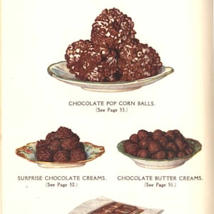 Rare Vintage Cookery Book 1909 Chocolate and Cocoa Recipes, and Home ...