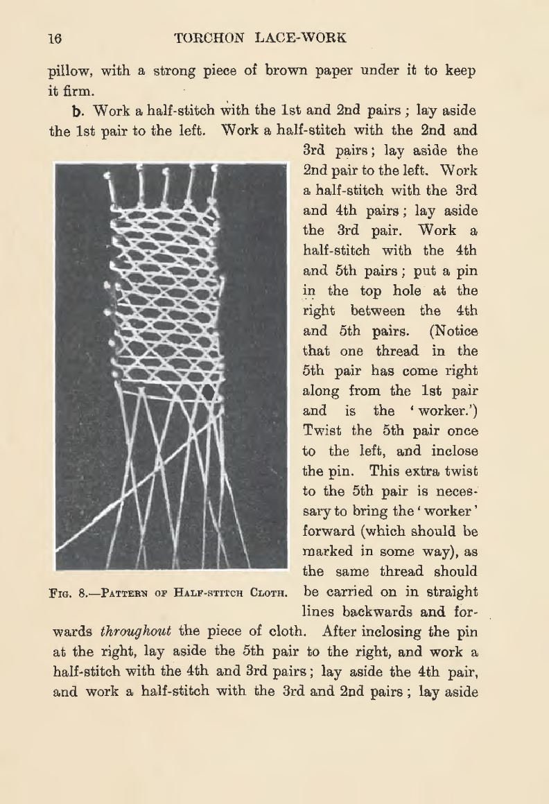 Torchon Lace Work Part 1 and Part 2 Published 1904: Lace - Etsy