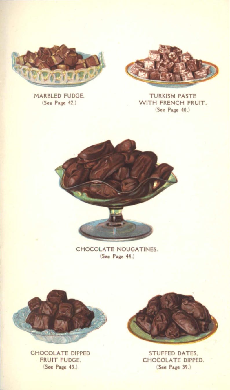 Rare Vintage Cookery Book 1909 Chocolate and Cocoa Recipes - Etsy
