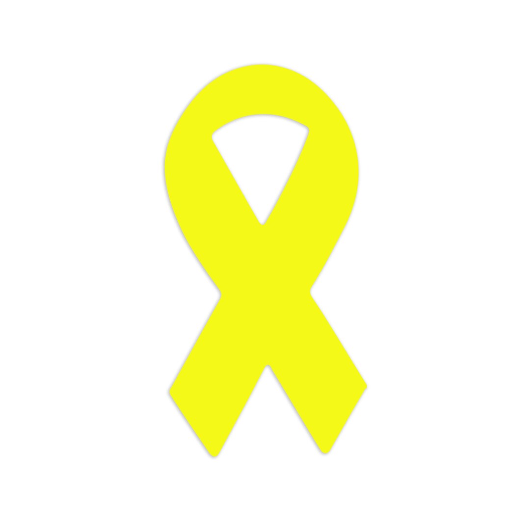 Large Yellow Ribbon Stickers 3" Support the Cause With a Yellow Ribbon ...