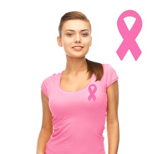 Pink Ribbon Spray Tanning Stickers, Perfect for Tanning or Wearing. in ...