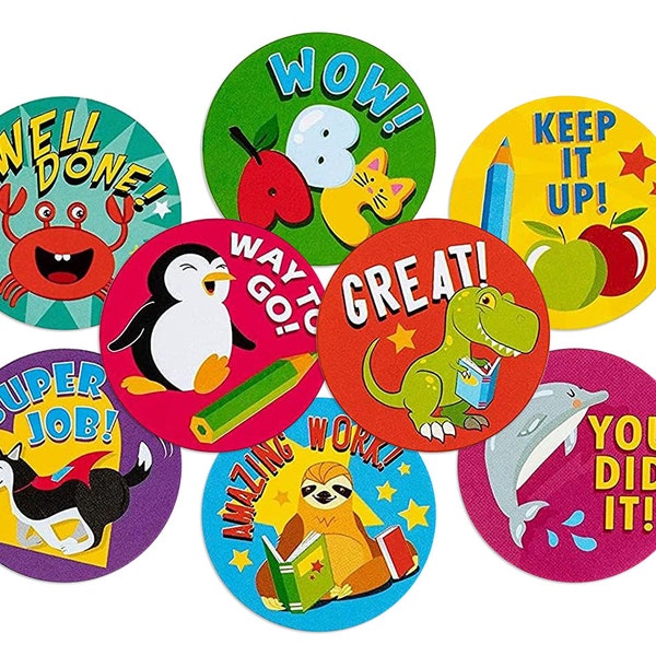 Solar System Planets Stickers 1.5 Round Encouragement Stickers 100 Pack ...