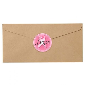 Pink Ribbon Hope Stickers, Breast Cancer Awareness, Spread Messages of ...