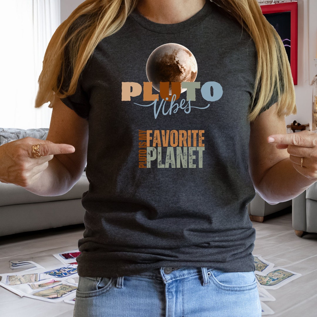 Pluto Vibes My Favorite PLANET Boho Comfort Colors Tee Planet Pluto ...