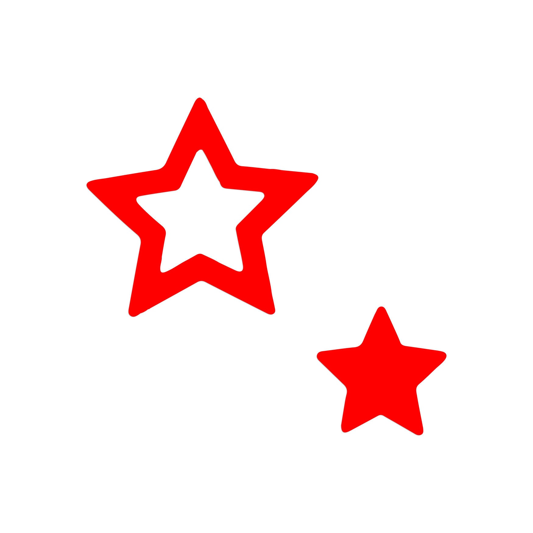 Double Star Spray Tanning Stickers 1 Wide Perfect for - Etsy