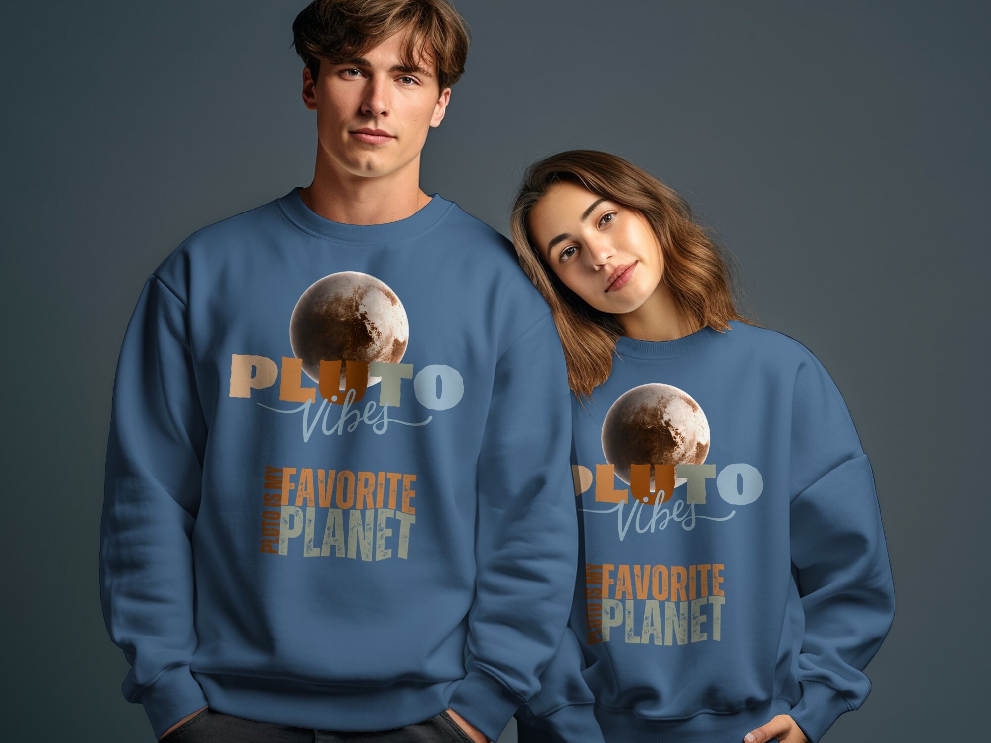 Pluto Vibes My Favorite PLANET Boho Comfort Colors Tee Planet Pluto ...