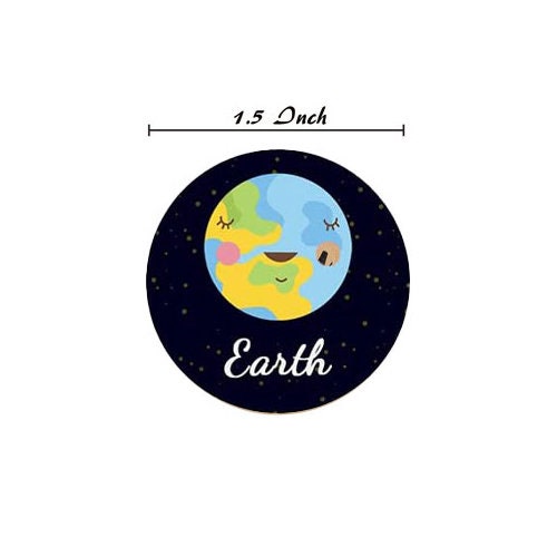 Solar System Planets Stickers | 1.5" Round | Encouragement Stickers ...