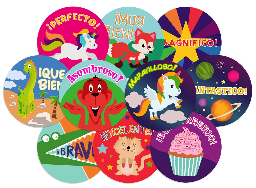 Spanish Reward Stickers Spanish Teacher, Fantastico, Magnifico, Bravo ...