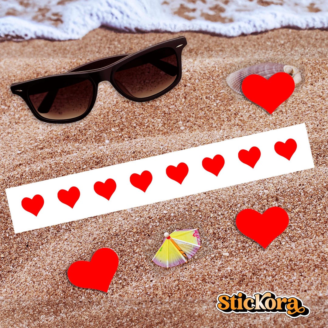 Heart Spray Tanning Stickers 3/4 or Small Hearts Are Perfect for Spray ...
